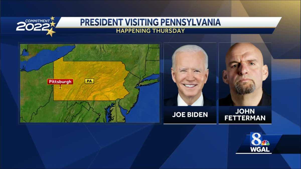 President to make campaign swing for Fetterman