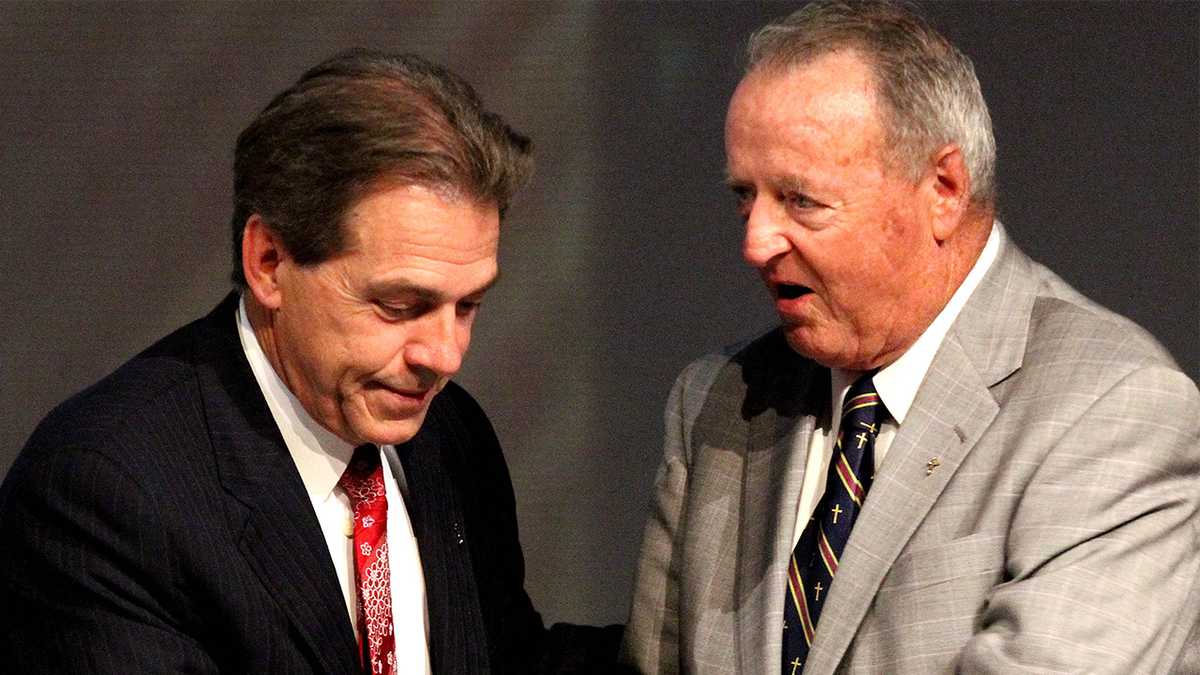 Nick Saban remembers Bobby Bowden after coach's death from cancer