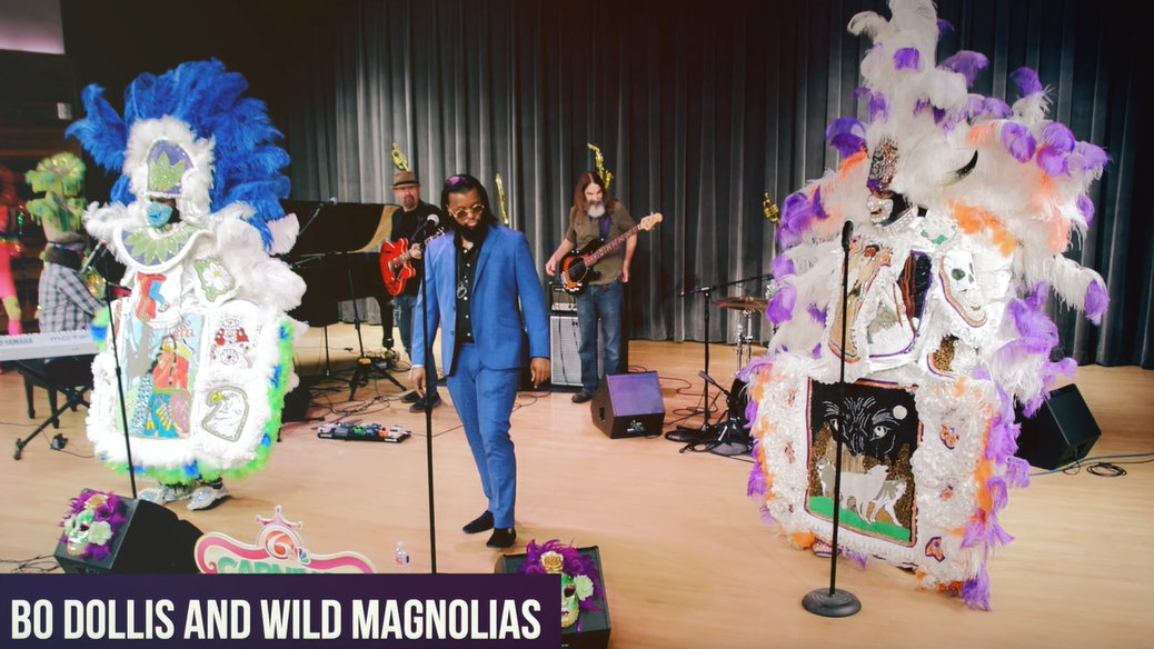 Bo Dalis and the Wild Magnolias perform Big Chief