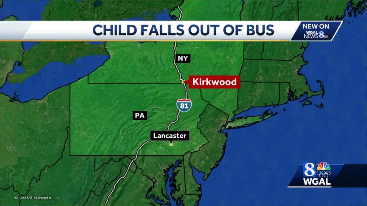 5-year-old boy falls out of bus on I-81