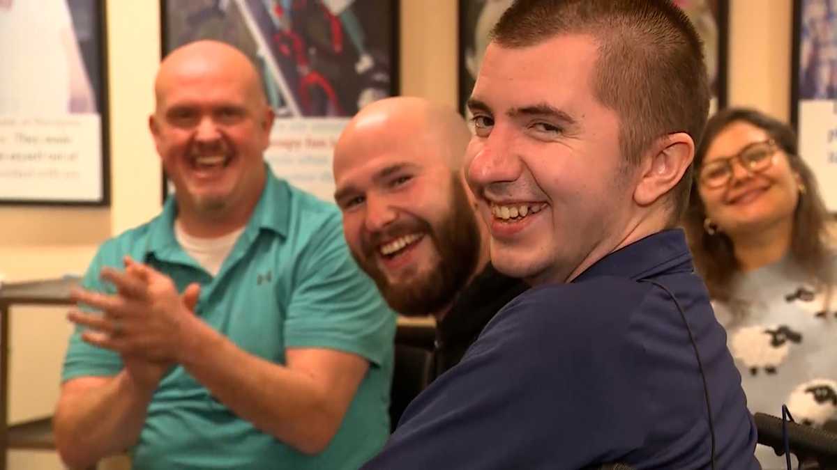 NH man's favorite band donates $10K to his stroke recovery fund