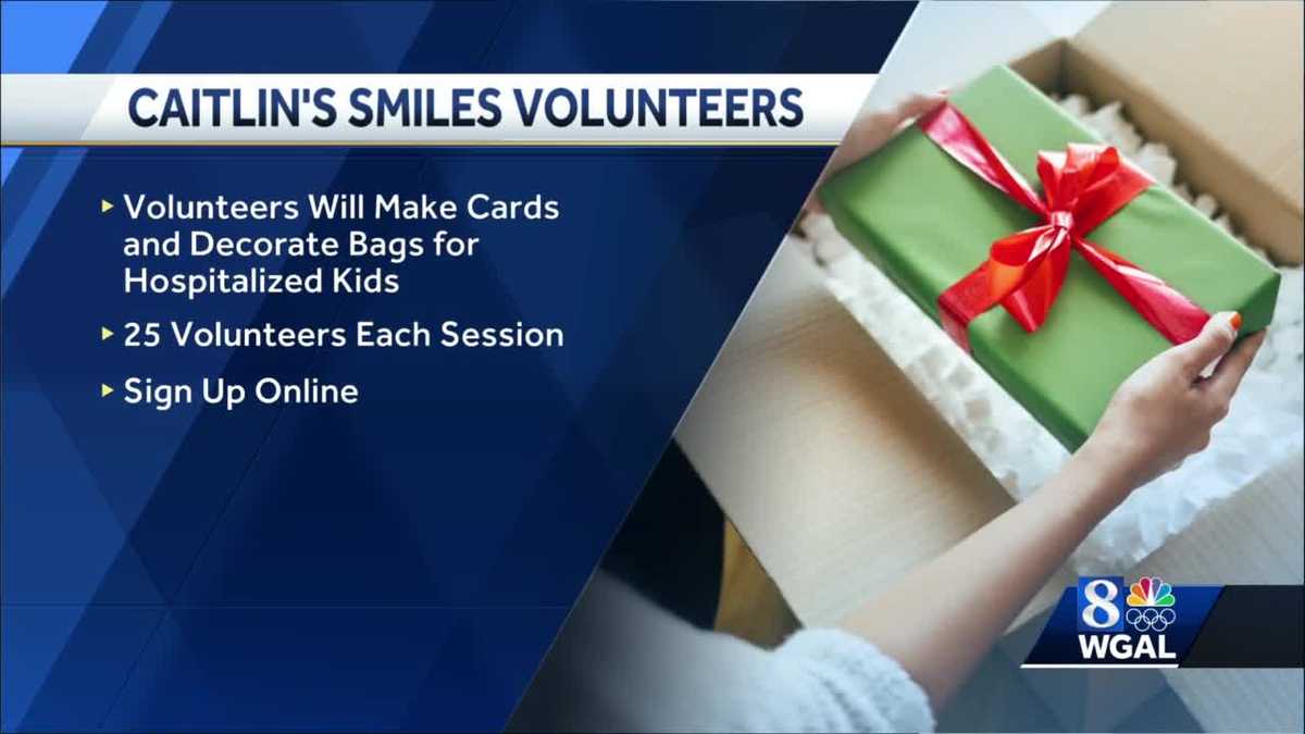 Caitlin's Smiles looking for volunteers to write cards