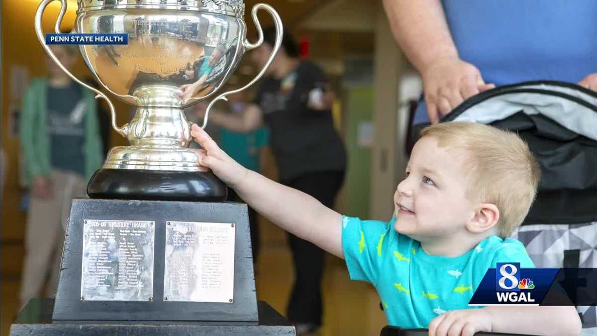 Calder Cup comes to Penn State Health Children's Hospital