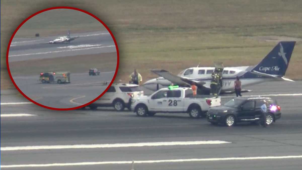Emergency landing in Boston: Cape Air flight landed with only one wheel ...