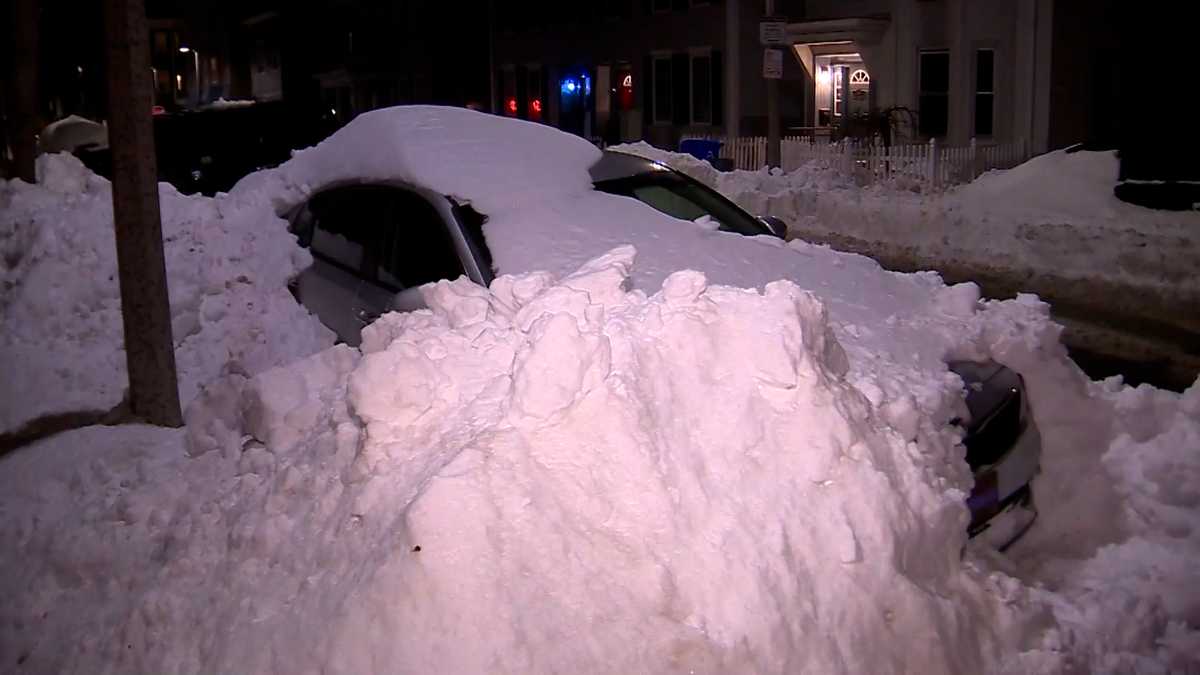 Tempers getting hot in Boston over snow-covered streets, cars