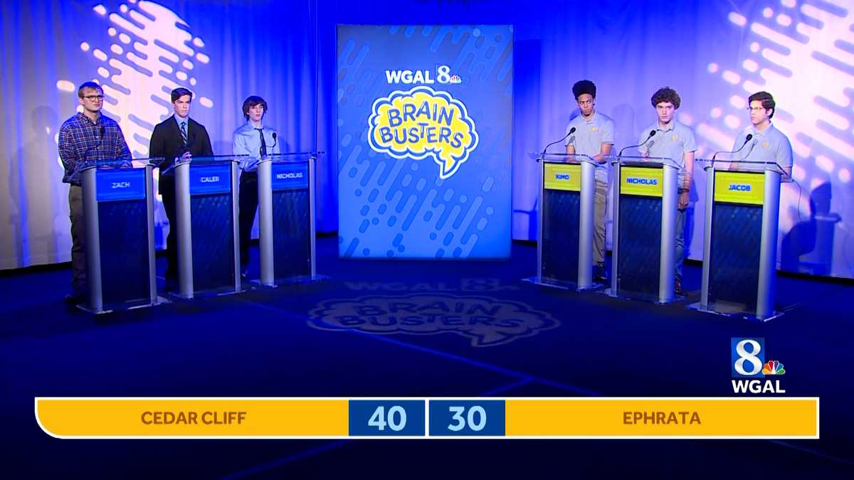 WGAL 8 Brain Busters: Cedar Cliff vs Ephrata