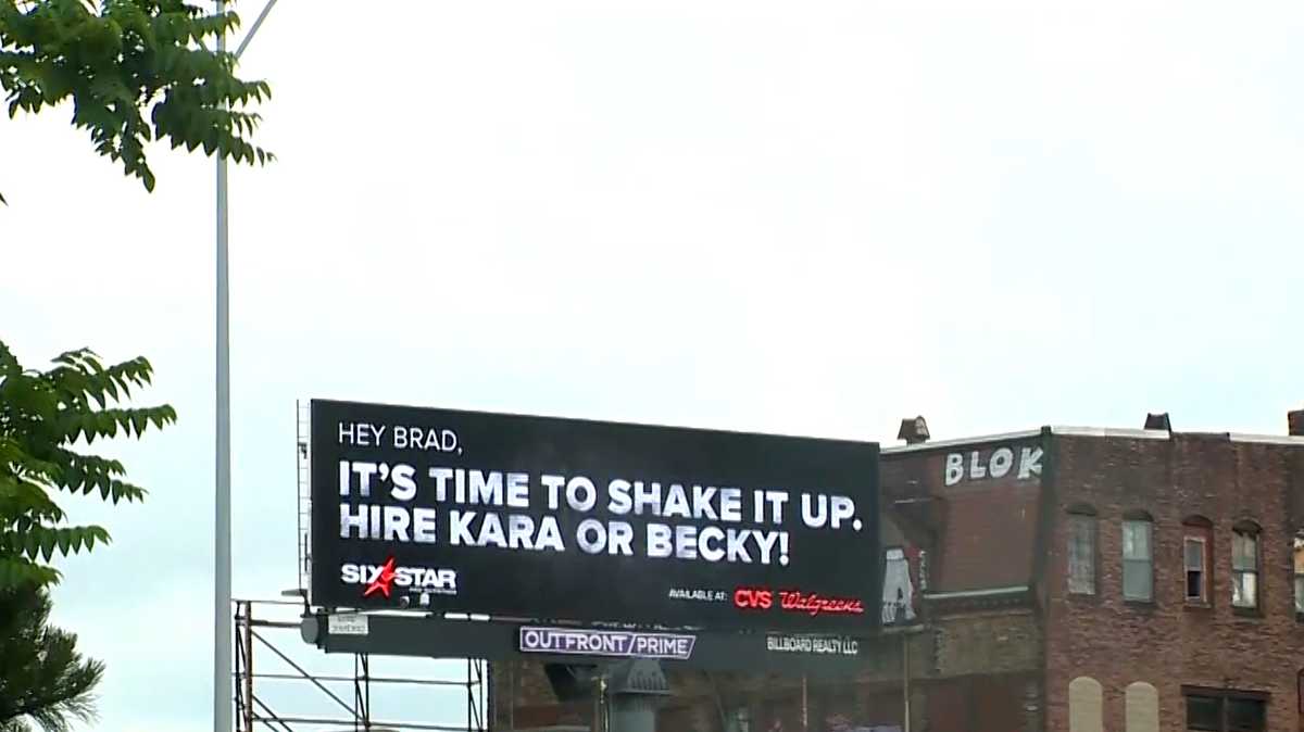 Boston billboard calls for Stevens to hire female as Celtics head coach