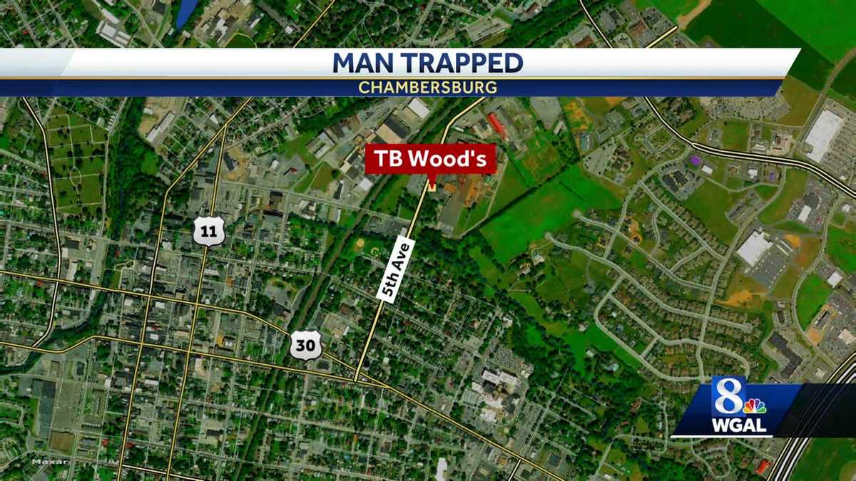 Man freed after legs trapped in machine at Franklin County, Pa., business