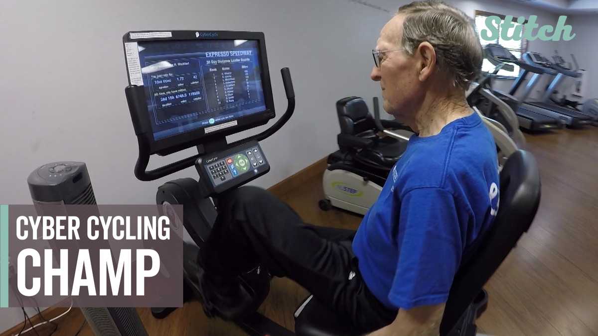 'Just keep working at it': 90-year-old pedals to national cyber cycling ...