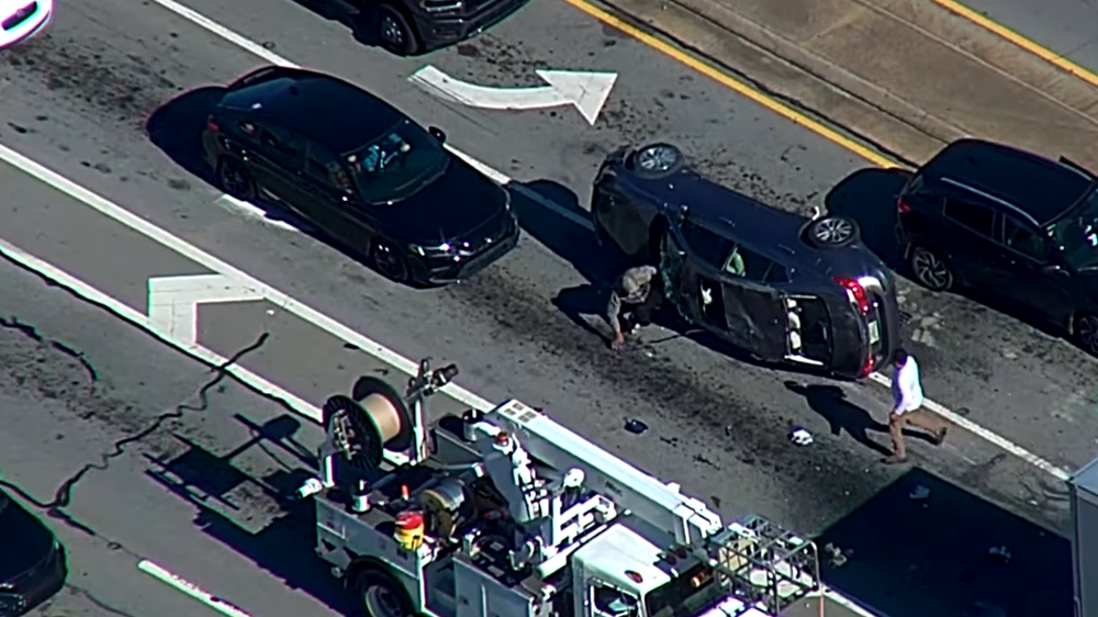 Georgia: Armed robbery suspect flees cops before crashing
