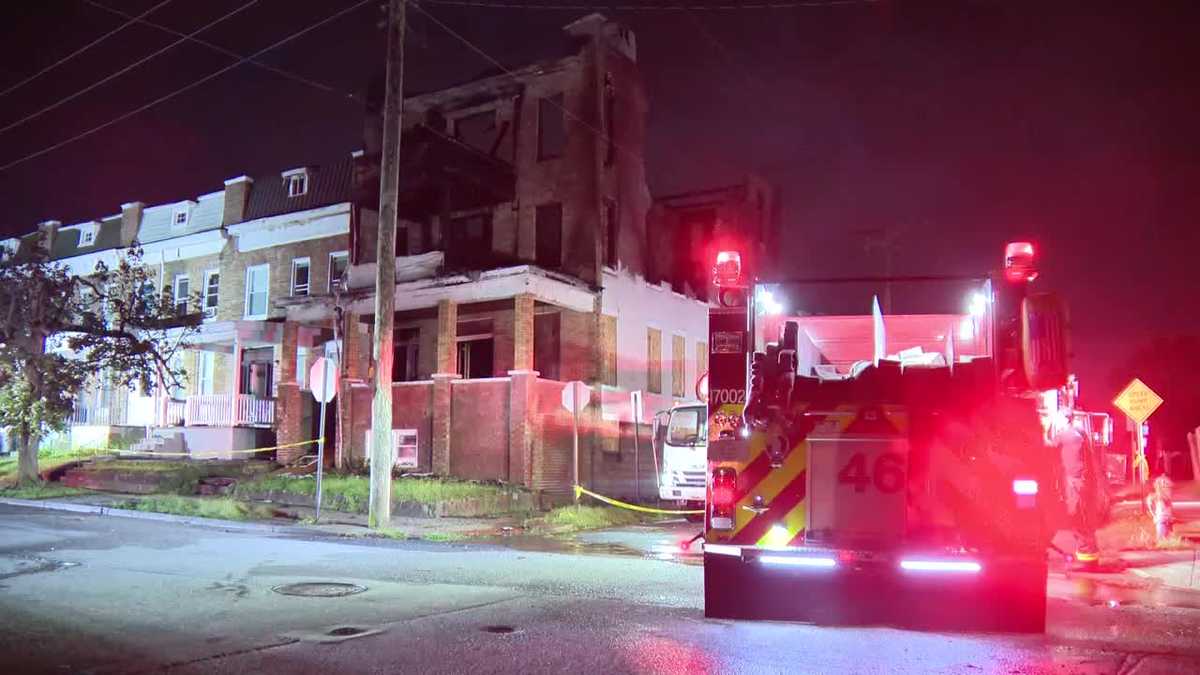 Officials call 2 alarms for West Baltimore fire