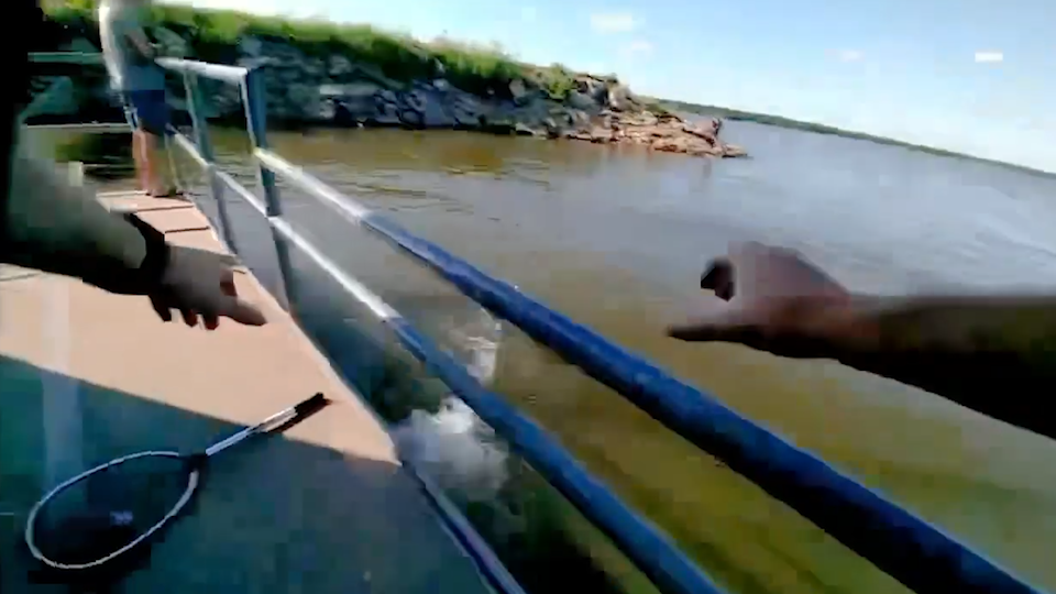 Oklahoma game warden rescues 1-year-old girl who fell into lake