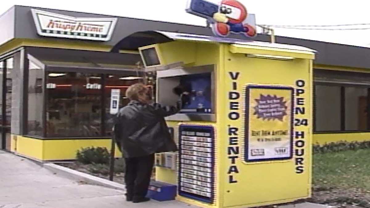 Years before Redbox, these ATM-like machines dispensed movies
