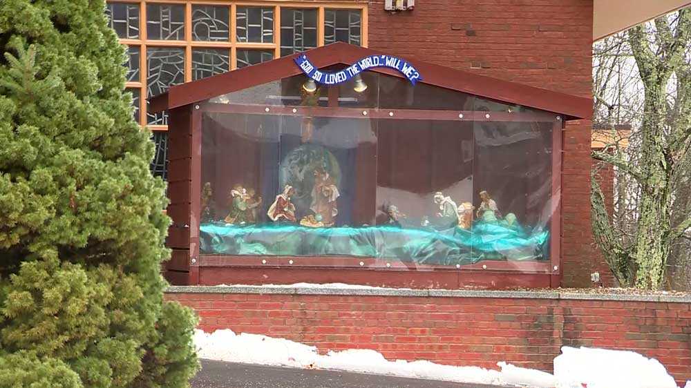 Church back in spotlight with another controversial Nativity scene