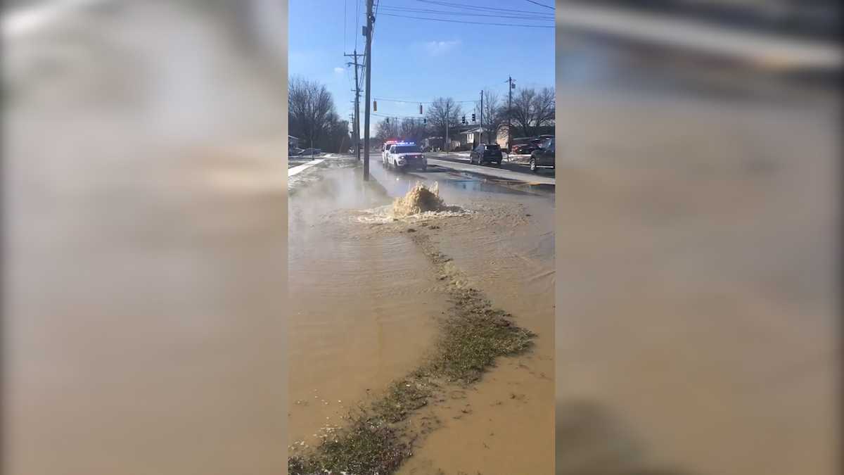 Water main breaks in Colerain Township