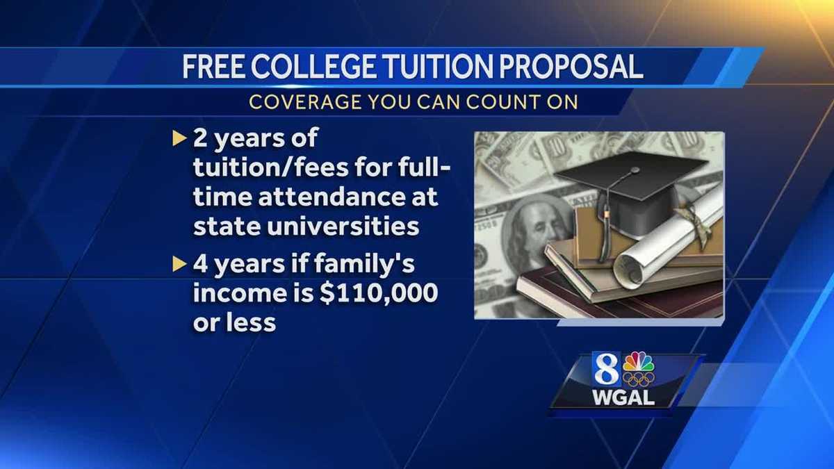 Proposal would make college free for some students in Pa.
