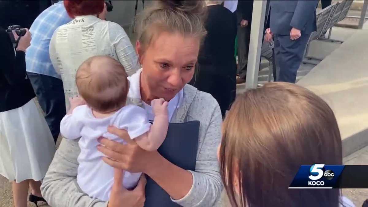 'I’m so grateful': Woman meets grandson for first time after having ...