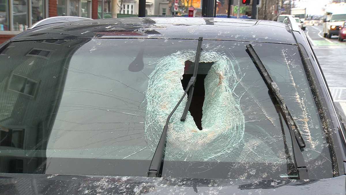 Driver Describes Concrete Smashing Through Windshield