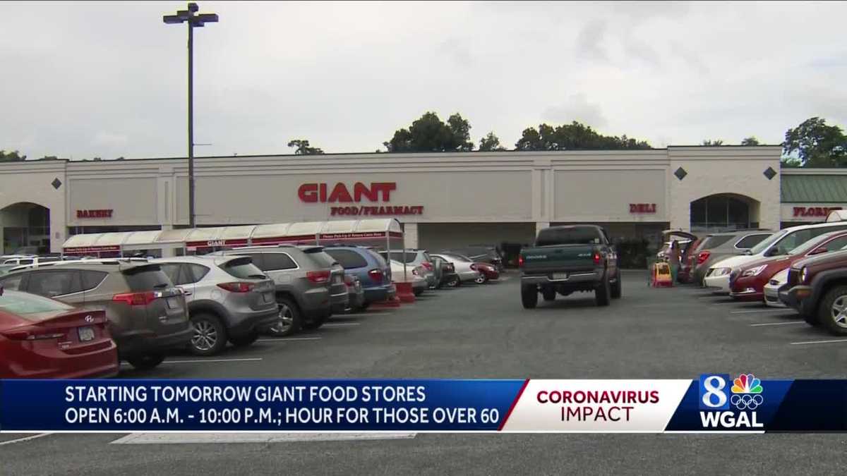 Giant adjusts shopping hours; Creates one-hour window for those over 60