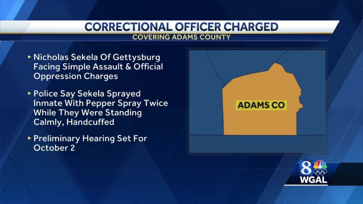Correctional Officer Charged For Allegedly Pepper Spraying Inmate