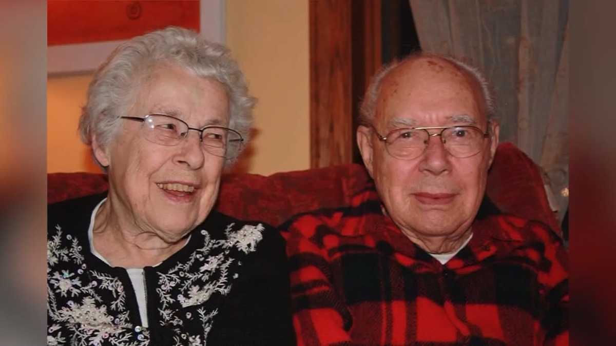 A couple who had been together for 73 years died hours apart from ...