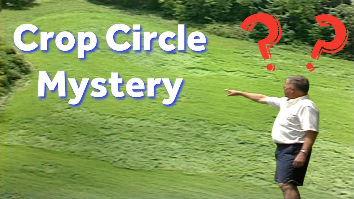 Mysterious crop circles show up in farmer's field in 1991