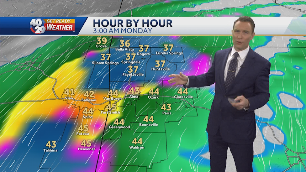 Wet weekend ahead, followed by a chance of snow