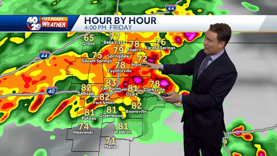 SEVERE DAY TODAY: Storms possible Friday