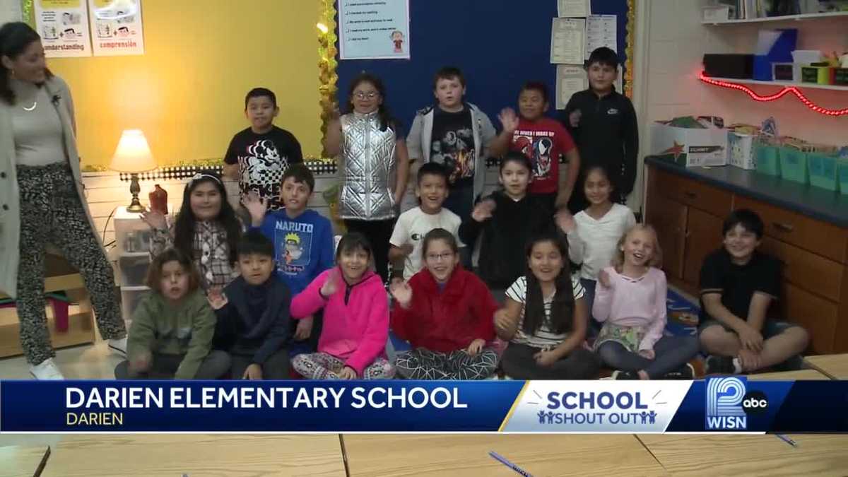 10/28 School Shout Out: Darien Elementary School