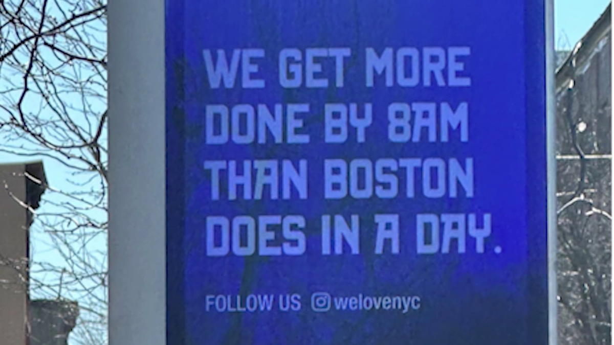 'Downright rude' New York City ad riles up Boston rivalry
