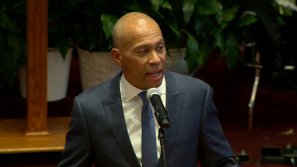 Presidential candidate Deval Patrick returns to Boston