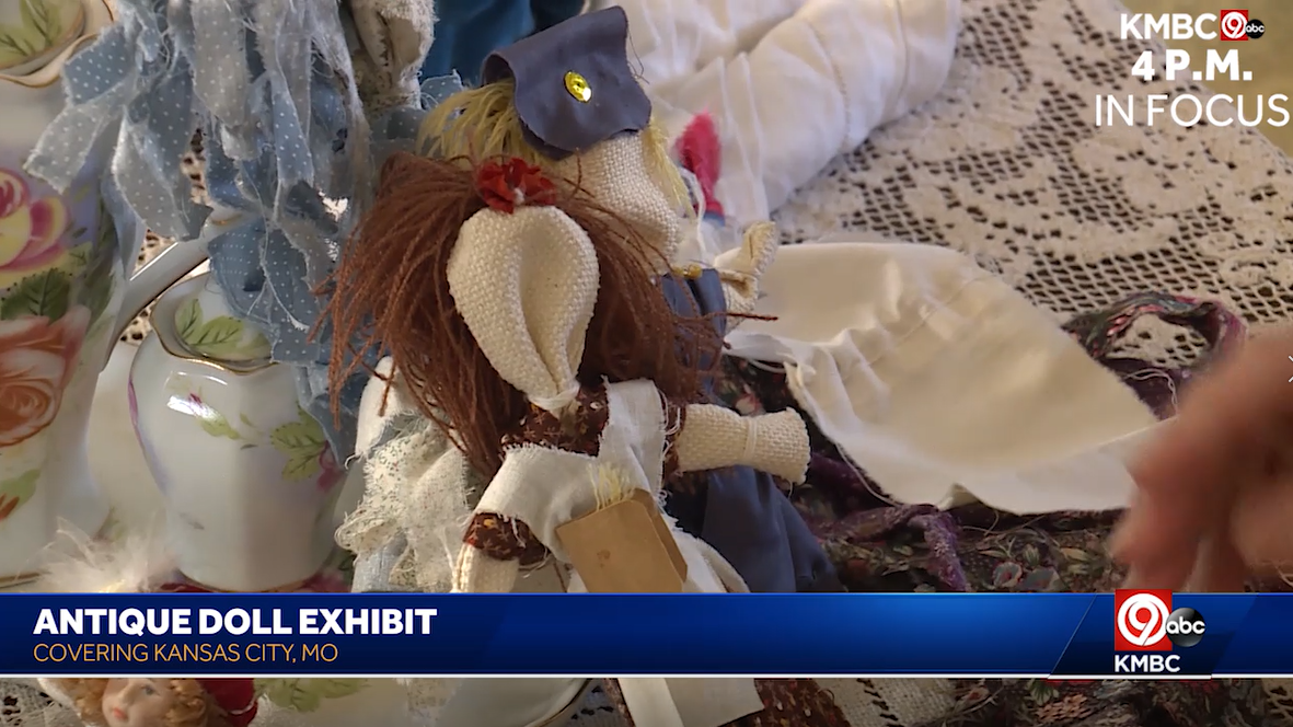 Doll exhibit on display at 1855 Harris-Kearney House in Westport