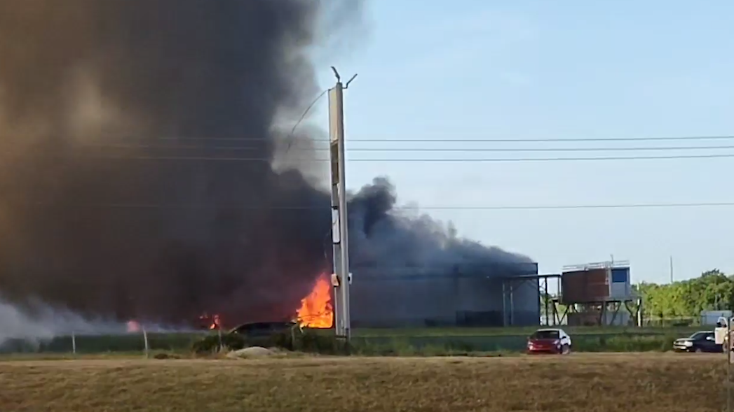 Marietta Dollar Tree warehouse catches fire, prompts large smoke
