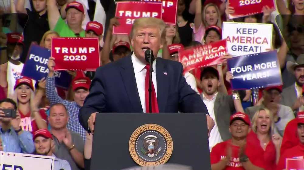 President Trump rolls out 'greatest hits' at 2020 campaign kickoff ...