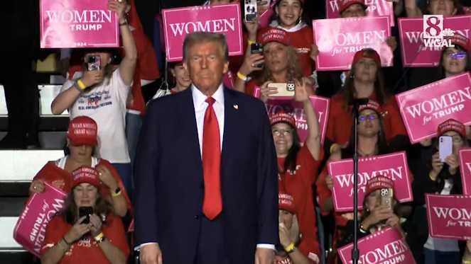 Donald Trump rallies across Pennsylvania on Election Day eve
