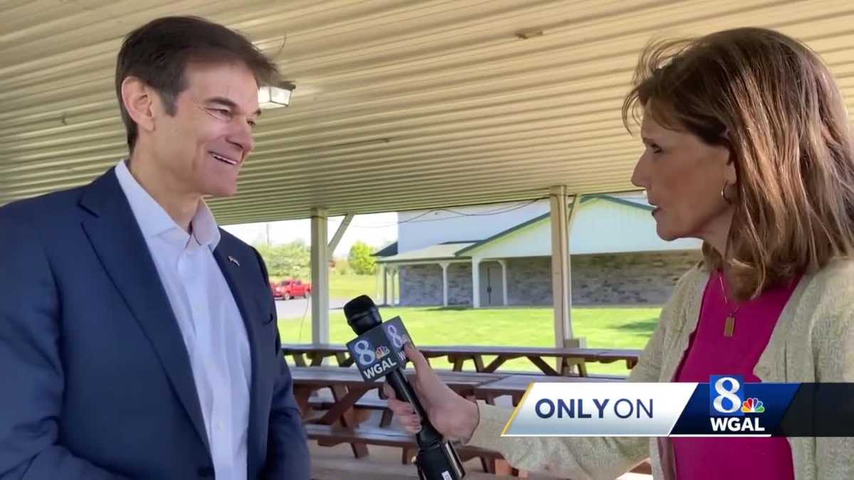 Us Senate Candidate Dr Mehmet Oz Campaigns In Gettysburg