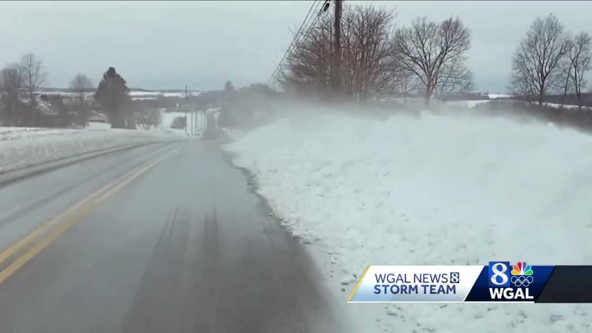 Drifting snow causes some problems on York County roads