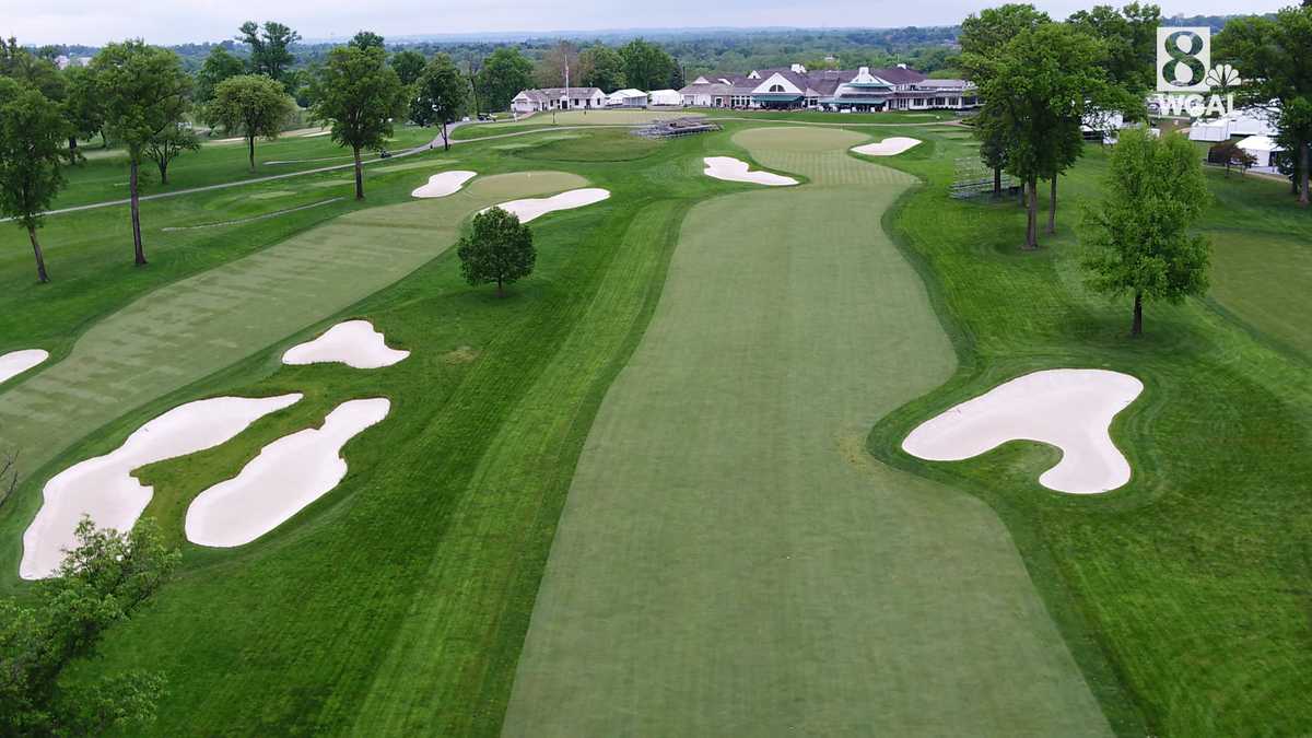 Take a flight above the home of the 2024 US Women's Open
