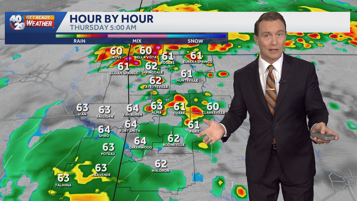 Rain chances start again tomorrow night in Arkansas