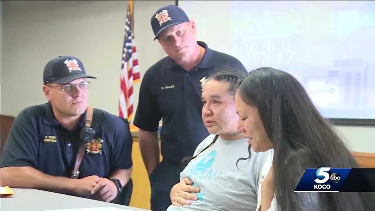 Couple picked up, dropped by tornado meet first responders who saved them