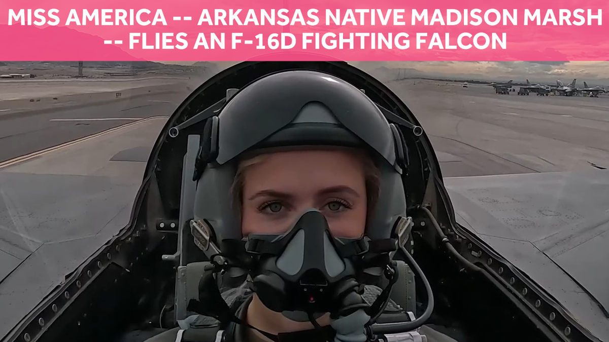 Miss America talks about her service in the US Air Force