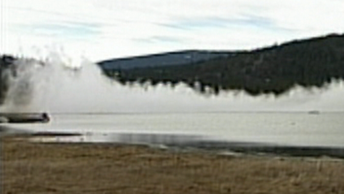 Explosives used to eradicate fish at Lake Davis