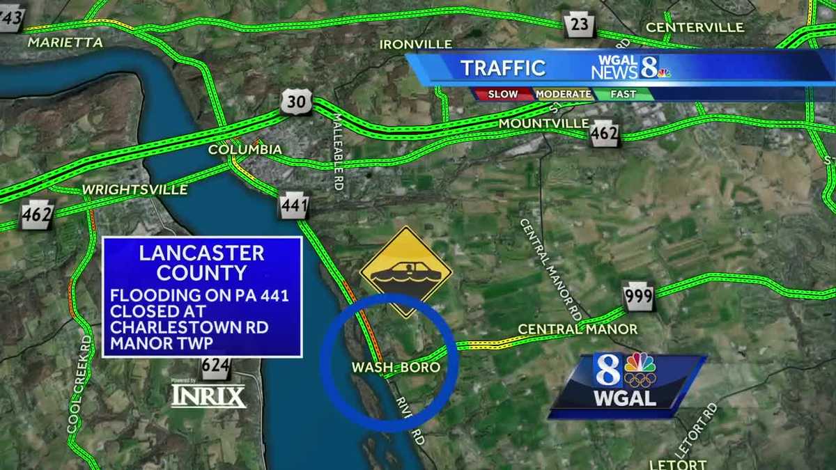 Flooding closes some roads