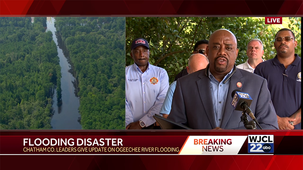 Savannah leaders give update on Tropical Storm Debby flooding