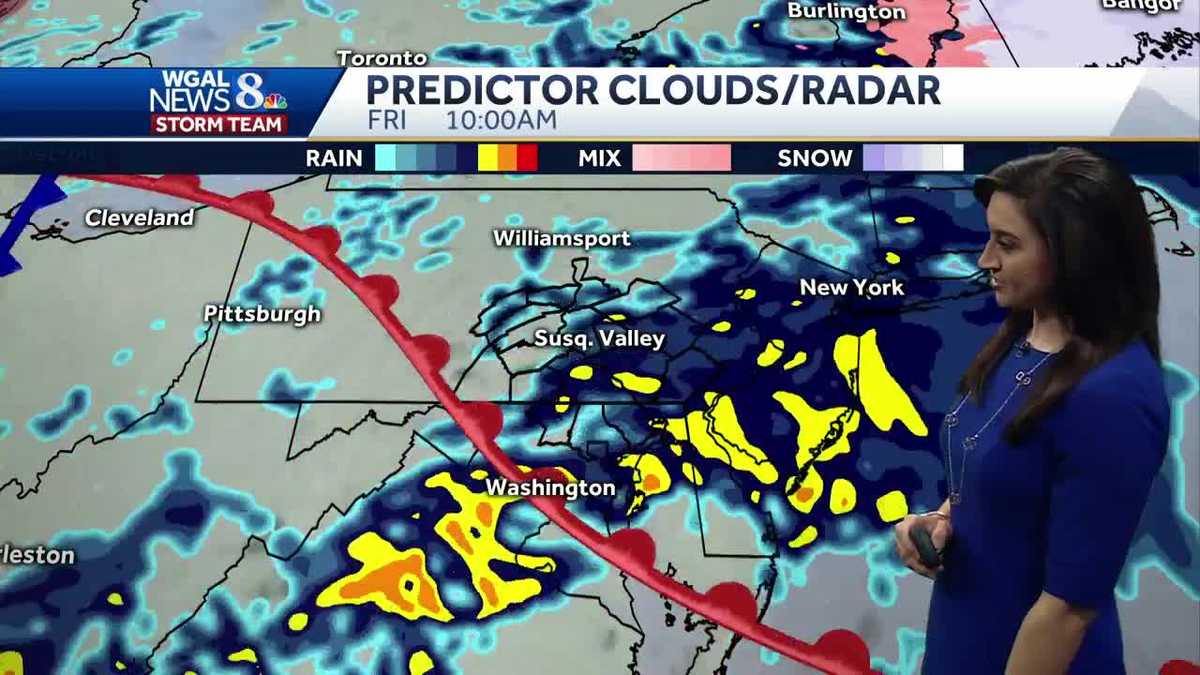 Widespread rain, heavy at times today