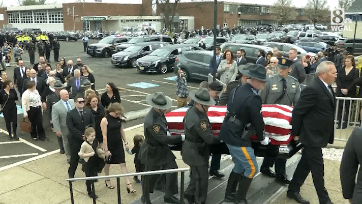 Funeral held for Pennsylvania state trooper killed in line of duty