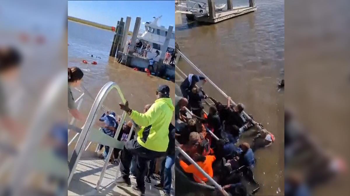 Georgia: Video shows moments after deadly gangway collapse