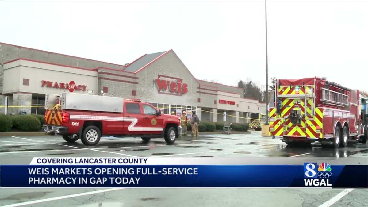 UPDATE: Gap Weis opening pharmacy after fire damaged main store
