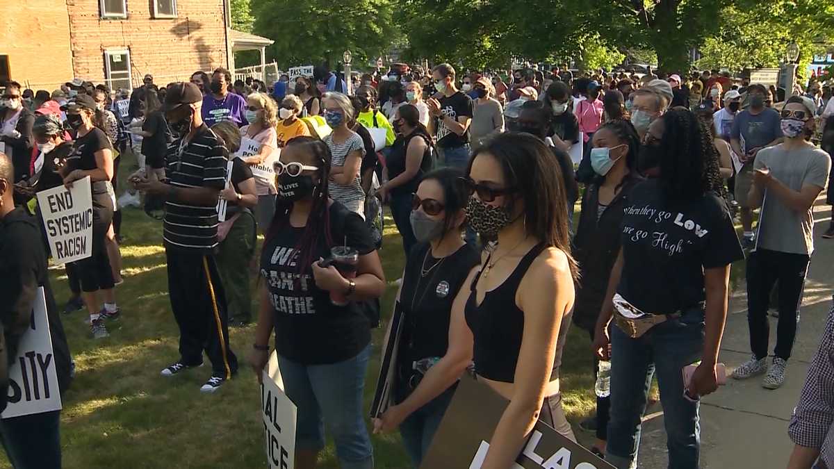 Mass. marches, rallies on anniversary of George Floyd's death