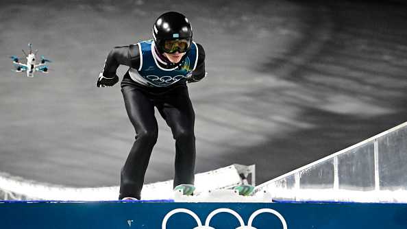 Whirs and blurs: Drones capture unique angles of Winter Olympics